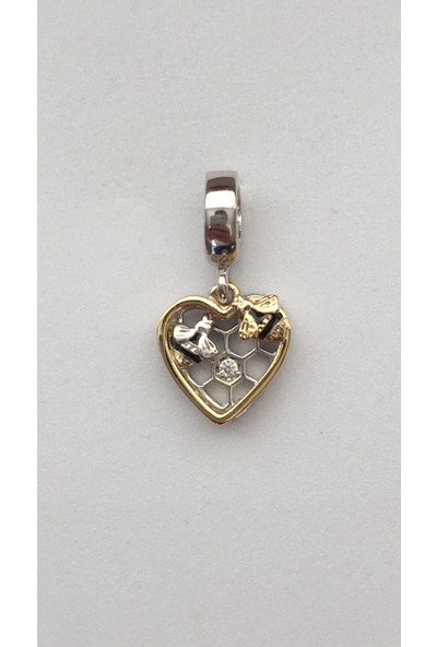 Charm to Charm Pandora Model Arı Peteği Charm