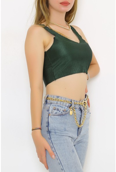 İsunstore Fitilli Atlet Koyuyeşil - 9732.1562. İsunstore Fitilli Atlet Koyuyeşil - 9732.1562.