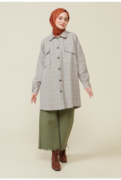 SETRMS Bej Ön Cep Detaylı Düğmeli Kap 2213171 SETRMS Bej Ön Cep Detaylı Düğmeli Kap 2213171