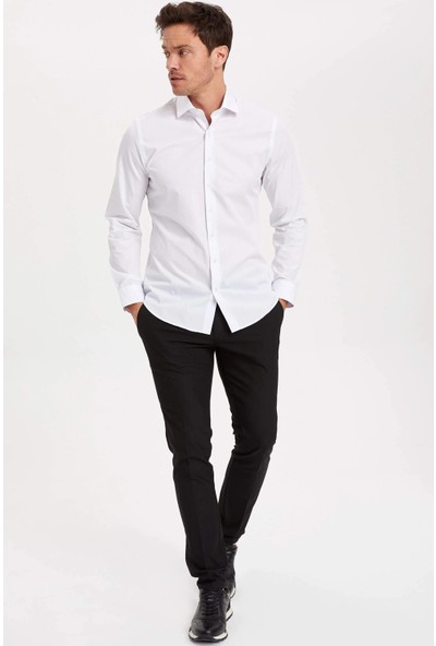 Dacron Klasik Erkek Gömlek 1 Beyaz Dacron Klasik Erkek Gömlek 1 Beyaz