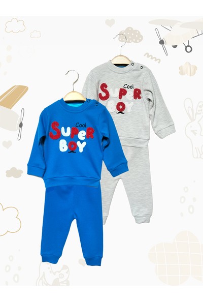 Baby West Erkek Bebek Takımları Mevsimlik Kıyafetler 2li Set 4 Parça Eşofman Takımı %100 Pamuklu Baby West Erkek Bebek Takımları Mevsimlik Kıyafetler 2li Set 4 Parça Eşofman Takımı %100 Pamuklu
