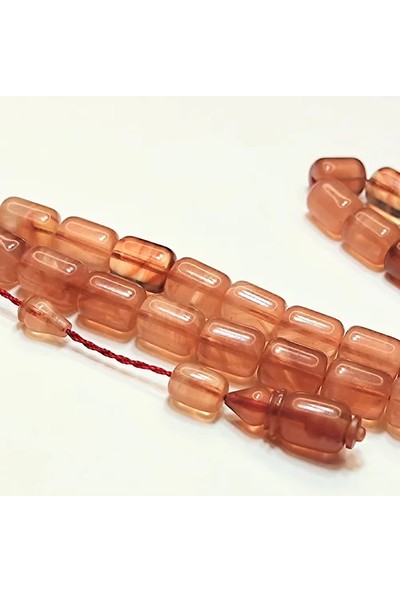 Iskeçe Tesbih Özel Işçilikli El Cilalı Tasarım ve Kondüsyon Harikası Sıkma Kehribar