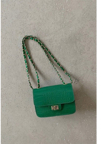 Happy Pinky Kroko Askılı Çapraz Kadın Çanta Happy Pinky Kroko Askılı Çapraz Kadın Çanta