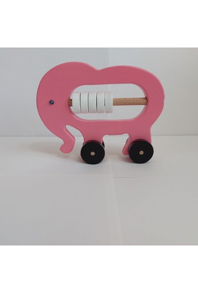 As-el Ticaret Eğitici Öğretici Ahşap Fil Abaküs Oyuncak Pembe As-el Ticaret Eğitici Öğretici Ahşap Fil Abaküs Oyuncak Pembe