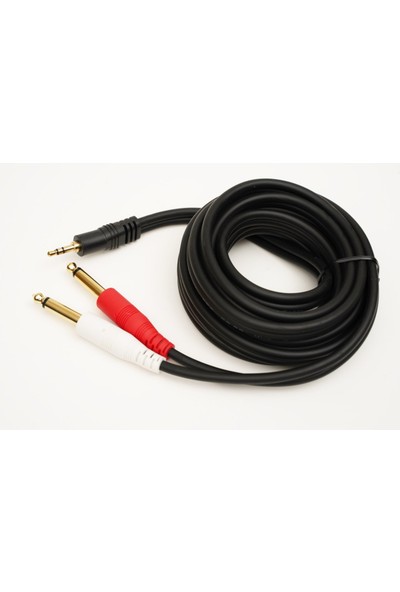 Refleks Valler Vgms3 2'li Gitar Jak & Mini Stereo 3m Refleks Valler Vgms3 2'li Gitar Jak & Mini Stereo 3m