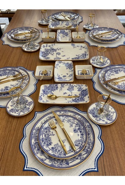 MD Mimoza Dekor 63 Parça 6 Kişilik Spring Time Kahvaltı Seti MD Mimoza Dekor 63 Parça 6 Kişilik Spring Time Kahvaltı Seti