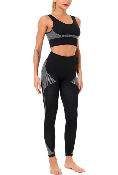 Dikişsiz Koşu Spor Yoga Giyim Seti Kadın Sonbahar Eğitim Spor Giysileri(Yurt Dışından) Dikişsiz Koşu Spor Yoga Giyim Seti Kadın Sonbahar Eğitim Spor Giysileri(Yurt Dışından)