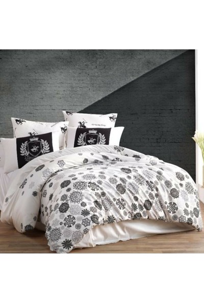 Mimoza Beverly Hills Polo Club Tek Kişilik Nevresim Takımı Gri