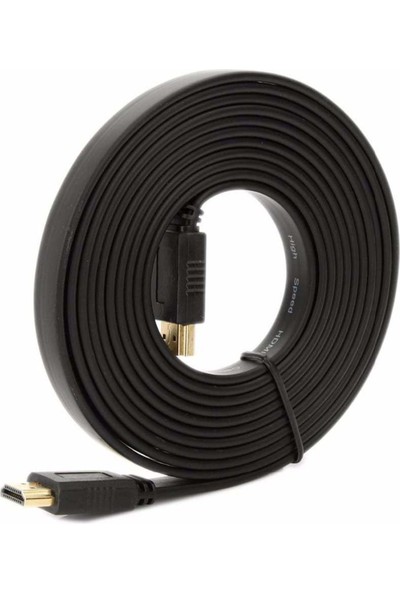 Seenergy HDMI Kablo Gold 1.4V 3D 4K Yassı 3mt