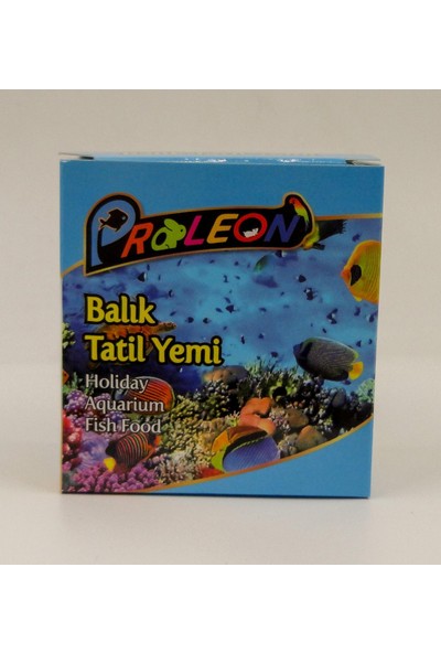 Proleon Balıklar Için Tatil Yemi 5 Tablet Proleon Balıklar Için Tatil Yemi 5 Tablet