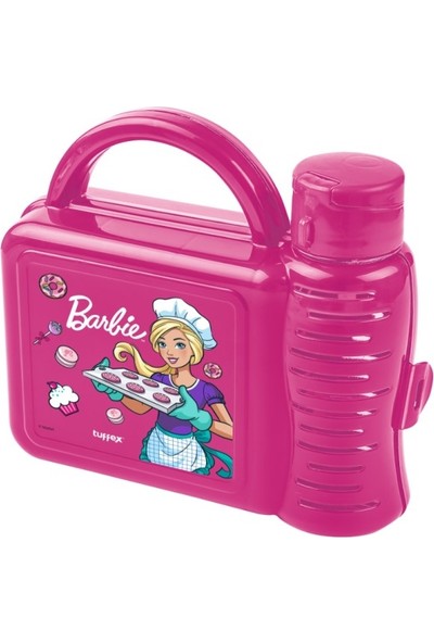 Barbie Lisanslı Mataralı Beslenme Kabı Barbie Lisanslı Mataralı Beslenme Kabı