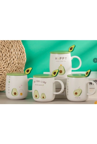 One Onder Avokado Tasarımlı Kupa Bardak