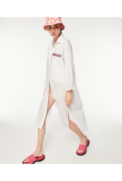 Twist Nakış Detaylı Tunik