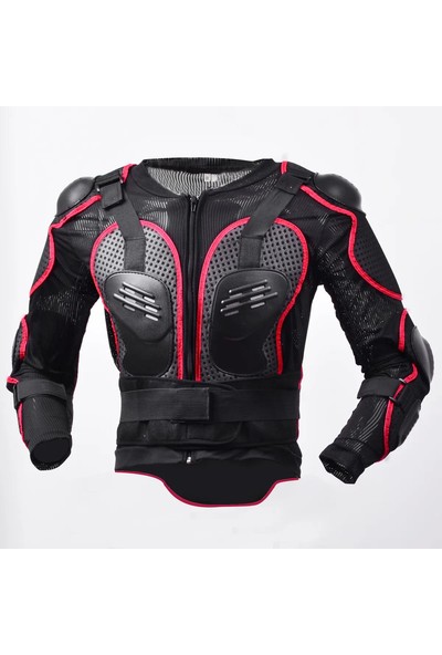 Oalyip Koruyucu Vücut Zırhı Motosiklet Montu - Kırmızı (Yurt Dışından) Oalyip Koruyucu Vücut Zırhı Motosiklet Montu - Kırmızı (Yurt Dışından)
