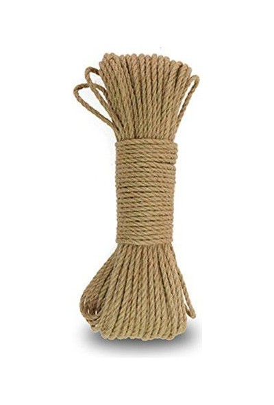 Elfa Ticaret Transformacion 10 mt 3 mm Doğal Jüt Çok Amaçlı Dekoratif Ip Elfa Ticaret Transformacion 10 mt 3 mm Doğal Jüt Çok Amaçlı Dekoratif Ip