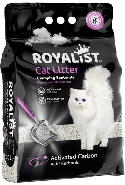 Royalist Aktif Carbonlu Kedi Kumu 5 Litre