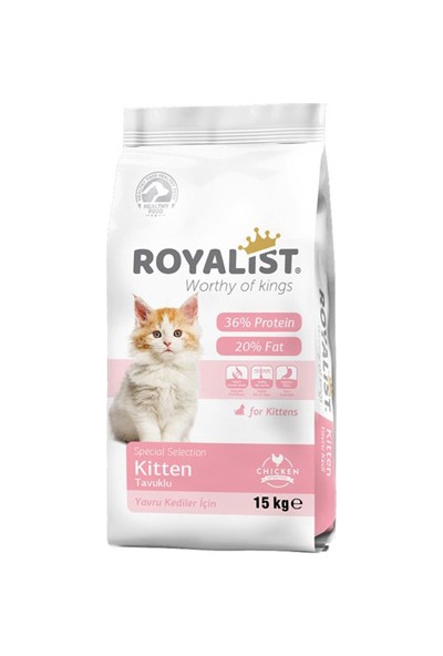 Royalist Kedi Yavru Tavuklu 15 kg Mama Royalist Kedi Yavru Tavuklu 15 kg Mama