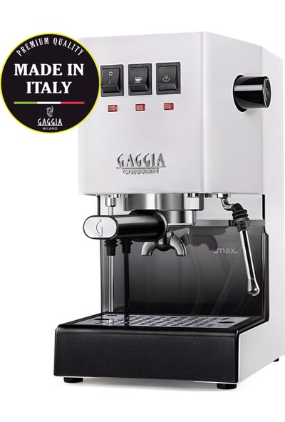 Gaggia RI9480/13 New Classic Pro 2019 White Espresso Makinesi - Beyaz