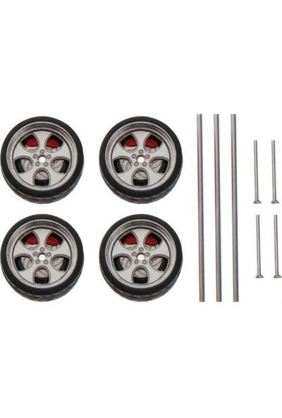 4x1/64 Ölçekli Araç Modelleri Için Araç Tekerlekleri Araba Accs Yetişkin Oyuncaklar A20 4 Pcs 4x1/64 Ölçekli Araç Modelleri Için Araç Tekerlekleri Araba Accs Yetişkin Oyuncaklar A20 4 Pcs