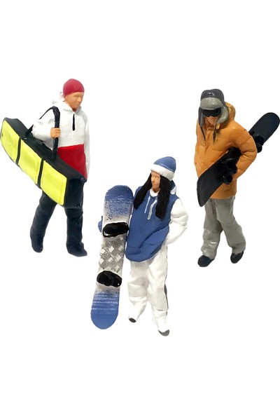3pcs Ho /87 Mini Kayak Figürü Sahneleri Senaryo Diorama Dekor B 3pcs Ho /87 Mini Kayak Figürü Sahneleri Senaryo Diorama Dekor B