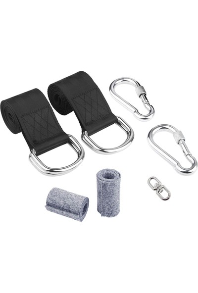 Ağır Hizmet Tipi Hamak Salıncak Sandalye Asılı Kayış Kiti Takma Kanca Donanımı Ağır Hizmet Tipi Hamak Salıncak Sandalye Asılı Kayış Kiti Takma Kanca Donanımı