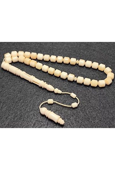 Iskeçe Tesbih Imame Kuka Işçilikli Orjinal Balina Kemiği