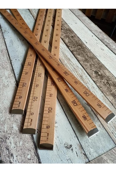 Tansel Tuhafiye Ahşap Terzi Cetveli 1 Metre Tansel Tuhafiye Ahşap Terzi Cetveli 1 Metre