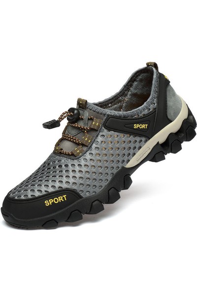 Ruichihu Erkek Günlük Spor Yürüyüş Ayakkabısı - Gri (Yurt Dışından) Ruichihu Erkek Günlük Spor Yürüyüş Ayakkabısı - Gri (Yurt Dışından)