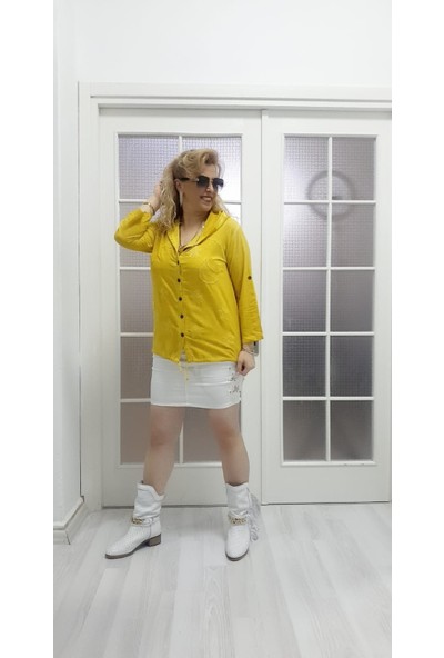 Butik Florya Sarı Yıldızlı Ceket Butik Florya Sarı Yıldızlı Ceket