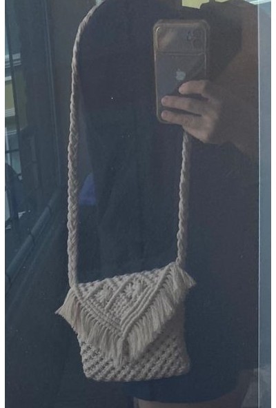 Balıkesir Antik Pazar Makrome Çanta