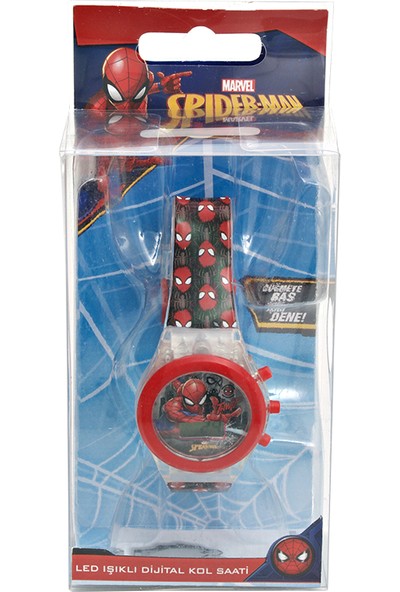 Frocx Spıderman Led Işıklı Dijital Kol Saati Thwip Frocx Spıderman Led Işıklı Dijital Kol Saati Thwip