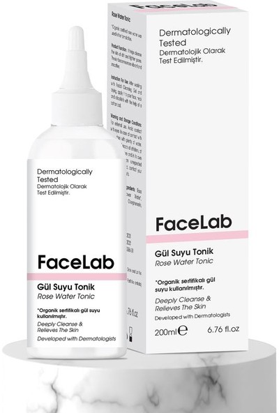 Facelab Organik Gül Suyu Tonik 200 ml
