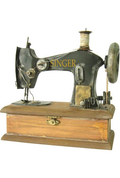 Daha Yok Mu Dekoratif Metal Dikiş Makinesi Daha Yok Mu Dekoratif Metal Dikiş Makinesi