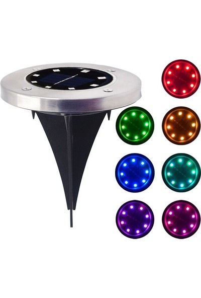 Juwugu 8 LED Güneş Enerjisi Gömülü Işık Yeraltı Dış Mekan Lambası Bahçe Çim Yard (Yurt Dışından) Juwugu 8 LED Güneş Enerjisi Gömülü Işık Yeraltı Dış Mekan Lambası Bahçe Çim Yard (Yurt Dışından)