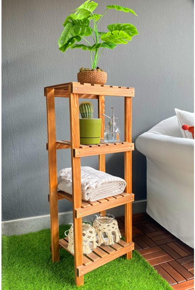 Webotto Ahşap 4 Katlı Saksılık Dekoratif Balkon Bahçe Saksılığı YKMMOB102 Webotto Ahşap 4 Katlı Saksılık Dekoratif Balkon Bahçe Saksılığı YKMMOB102