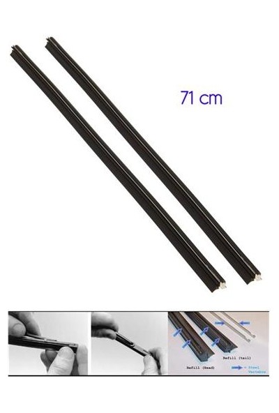 Transformacıon 71 cm Telli Silecek Lastiği 2 Adet Transformacıon 71 cm Telli Silecek Lastiği 2 Adet