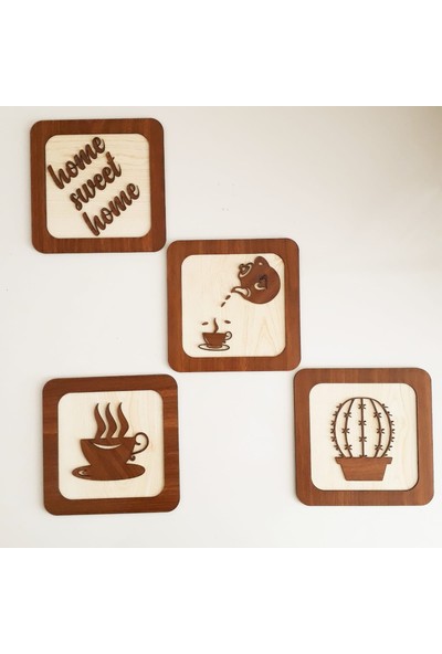 BAAÇ Dekoratif 4 Lü Set 04