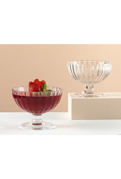 English Home Ricco Cam 2'li Cup 235 ml Şeffaf