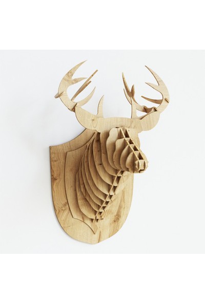 Geyik Kafası Duvar Dekoru