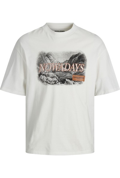Jack & Jones Bisiklet Yaka Renkli Baskili Tisört Jack & Jones Bisiklet Yaka Renkli Baskili Tisört
