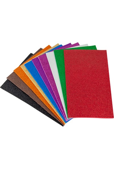 Cmk Simli Eva Tabaka Karışık Renkli 20 x 30 cm 10'lu Paket Cmk Simli Eva Tabaka Karışık Renkli 20 x 30 cm 10'lu Paket