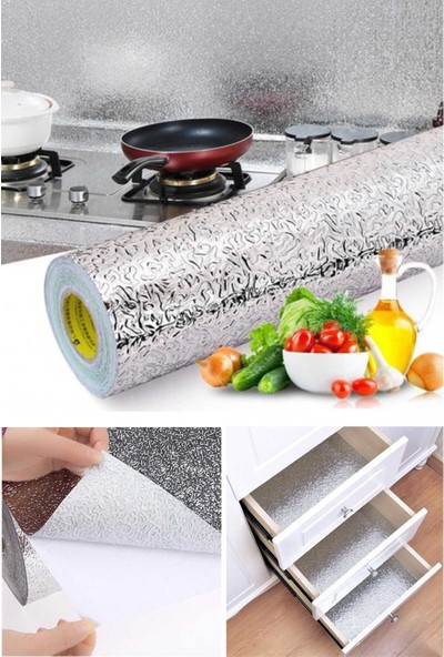 Ebakbak Mutfak Tezgah Üstü Çekmece Içi Folyo Kaplama Gümüş Yapışkanlı 10 Metre x 40 cm Kolay Silinir Lüx Mod Ebakbak Mutfak Tezgah Üstü Çekmece Içi Folyo Kaplama Gümüş Yapışkanlı 10 Metre x 40 cm Kolay Silinir Lüx Mod