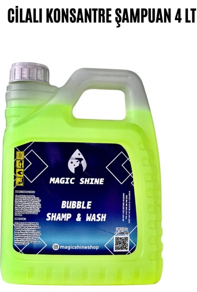 Magicshine Cilalı Konsantre Oto Şampuan 4lt