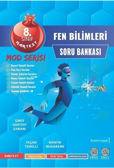 Nartest Yayınevi 8. Sınıf Mod Fen Bilimler Soru Bankası Nartest Yayınevi 8. Sınıf Mod Fen Bilimler Soru Bankası