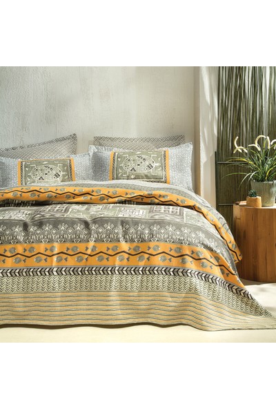 Yataş Bedding Lenita Çift Kişilik Pike Takımı - Yeşil Yataş Bedding Lenita Çift Kişilik Pike Takımı - Yeşil