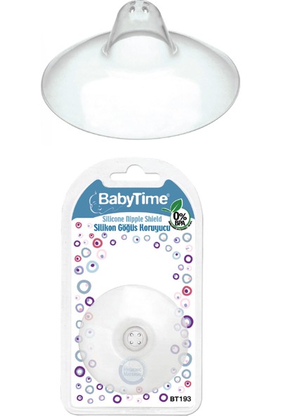 Baby Time Silikon Göğüs Koruyucu
