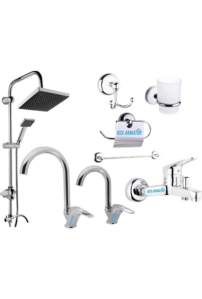 Elmina Armatür Robot Duş - Banyo- Lavabo- Mutfak Bataryası Musluğu Çeşmesi Full Set Robot Duş Ful Set Elmina Armatür Robot Duş - Banyo- Lavabo- Mutfak Bataryası Musluğu Çeşmesi Full Set Robot Duş Ful Set