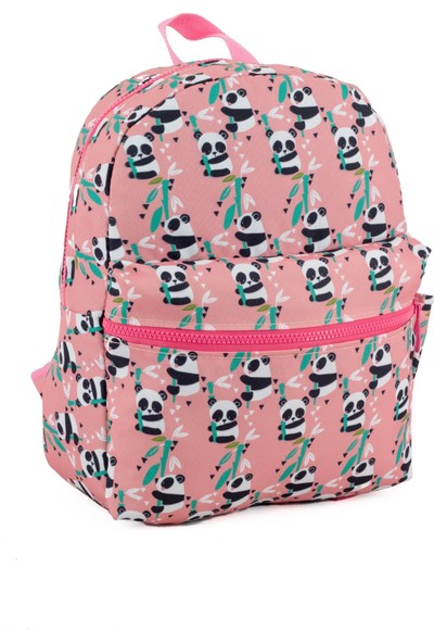 Kaff Panda Desenli Pembe 2 Bölmeli Yıkanabilir Kız Anaokulu Sırt Çantası Kaff Panda Desenli Pembe 2 Bölmeli Yıkanabilir Kız Anaokulu Sırt Çantası