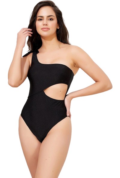 Lapieno Tek Omuz Fiyonk Detaylı Mayo 3445