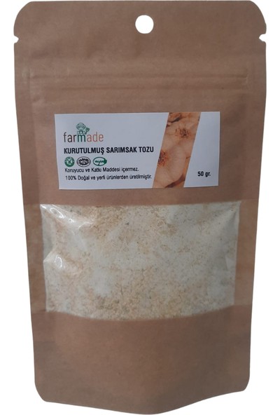 Farmade Kurutulmuş Sarımsak Tozu 50 gr Farmade Kurutulmuş Sarımsak Tozu 50 gr